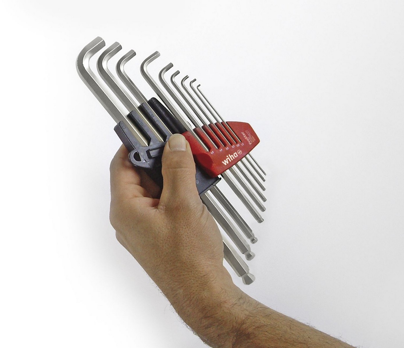 Wiha 35481 Set imbusa u ProStar držaču mat hromirani, sa kuglom, 10 delova